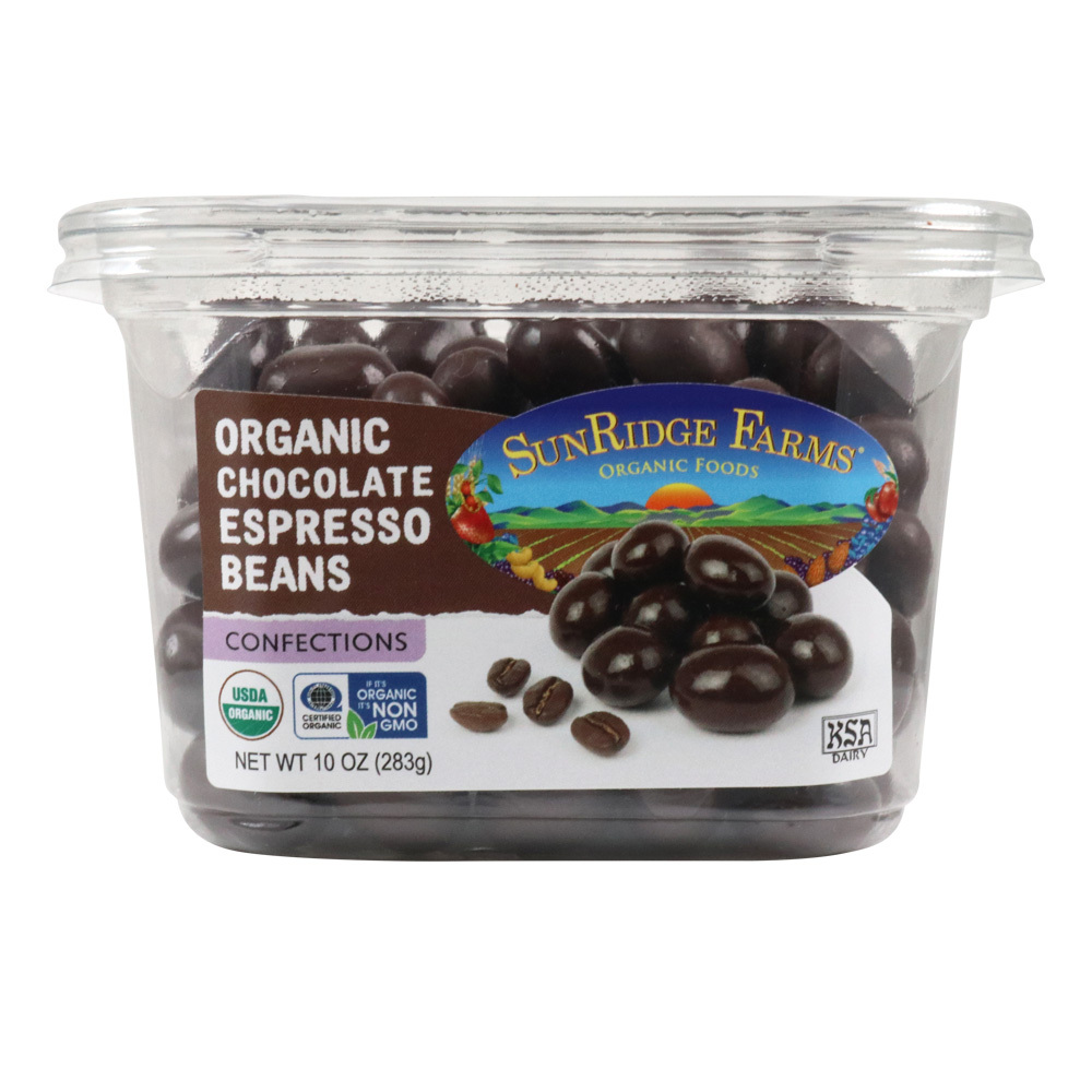 Organic Dark Chocolate Espresso Beans - SunRidge Farms