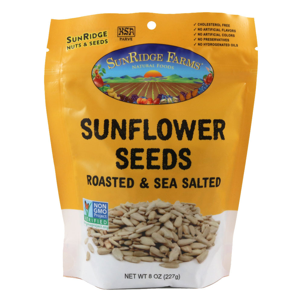 Roasted and Sea Salted Sunflower Seeds - SunRidge Farms