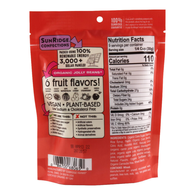 Organic Jolly Beans - SunRidge Farms