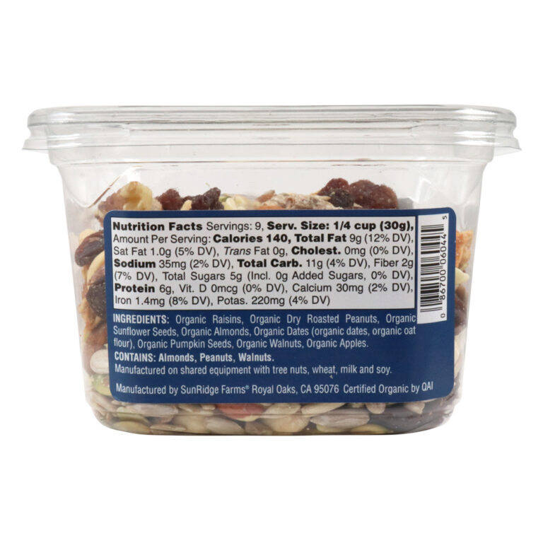 Organic Deluxe Trail Mix - SunRidge Farms