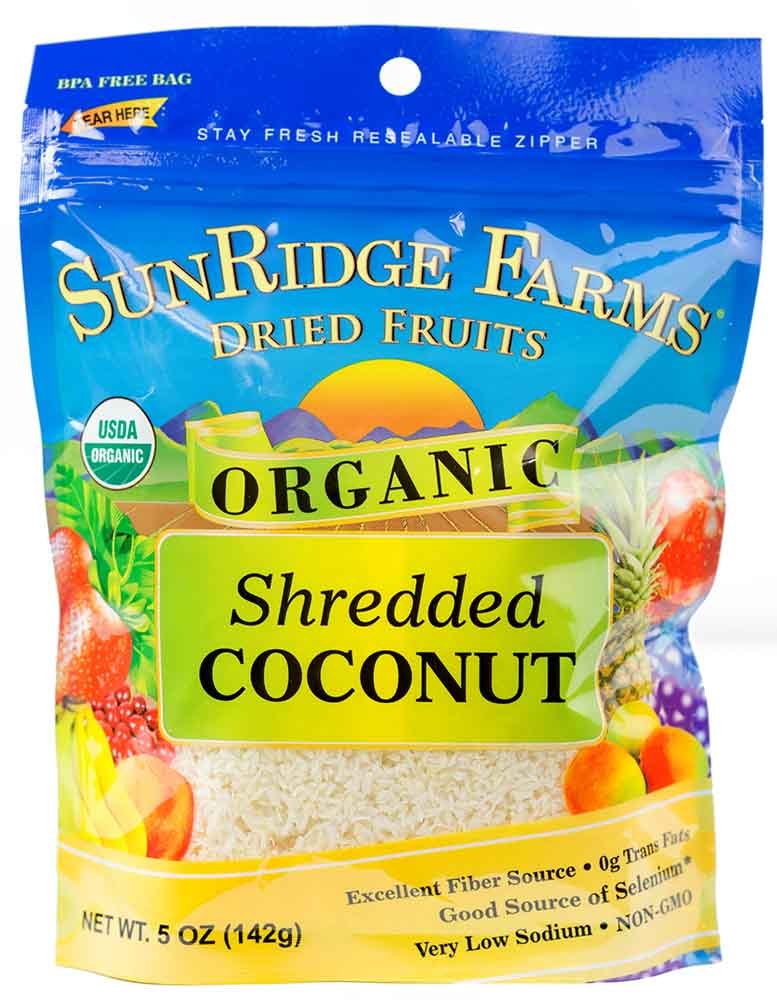 Organic Medium Shredded Coconut - SunRidge Farms