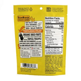 Organic Mango Trail Mix, Pineapple & Nuts - SunRidge Farms